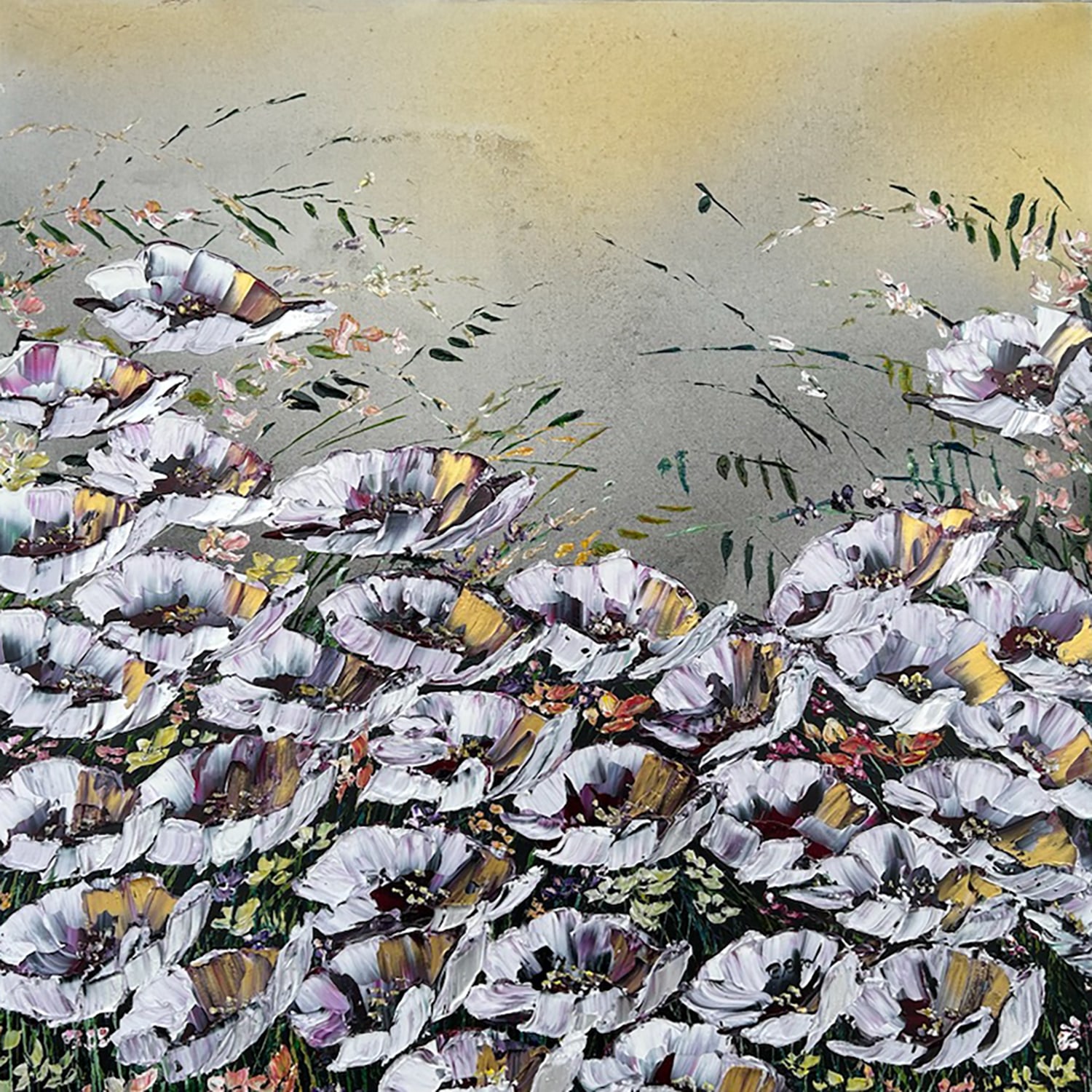 Floral White Poppies (193342) – Crescent Hill Gallery